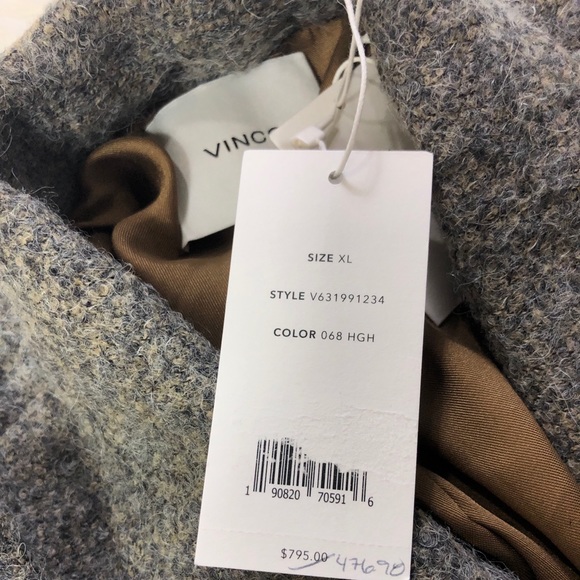 Vince | Jackets & Coats | Vince Pebble Texture Wool Coat | Poshmark